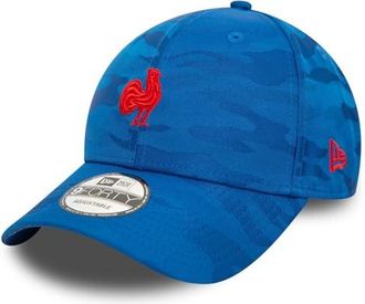 New Era 9Forty Strapback Cap - Tonal Camo French Rugby Royal