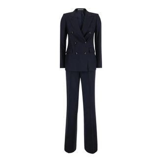 Tagliatore T-Parigi Zweireihiger Anzug - - Jackets - Damen - Blau - 4XL