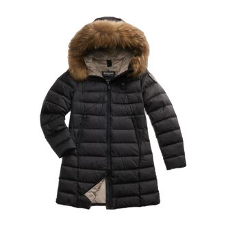 Blauer Kristin Long Daunenjacke - - Coats - Herren - Schwarzk - M