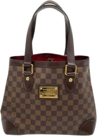 Louis Vuitton Sac &agrave; main Damier en toile Pre-owned - Femme - Pre-owned - Brun - Taille: ONE Size