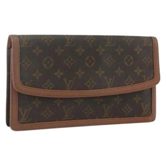 Louis Vuitton Pochette en toile Pre-owned - Femme - Pre-owned - Brun - Taille: ONE Size