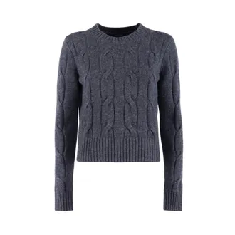 Nenette Pull col rond - Femme - Pulls - Gris - Taille: 38 FR
