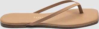 Tkees Tongs Square Toe Lily Cocobutter