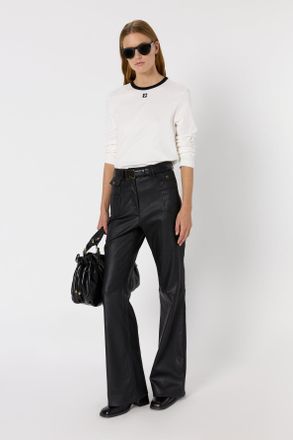 Gerard Darel T-shirt en coton bicolore - HENKA - Ecru