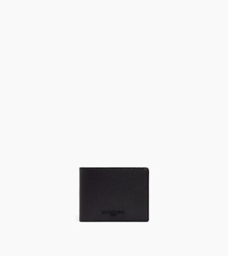 Le Tanneur Portefeuille horizontal zipp&eacute; Emile en cuir signature T