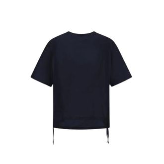 Herno T-Shirt mit Nylon-Kontrast - - Tops - Herren - Schwarzk - L