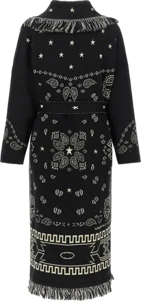 Alanui Bandana Coat - black