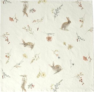 Sander Tischdecke/Mitteldecke - Bunny Bloom, 85 x 85cm, 100% Baumwolle