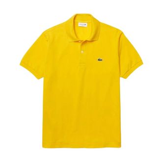 Lacoste Klassisches Baumwoll-Poloshirt - - Tops - Herren - Gelb - S
