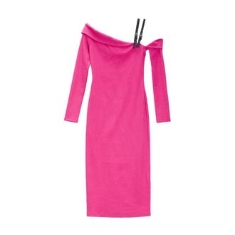 Versace Jeans Couture Abito Fibbia - - Dresses - Damen - Rosa - M