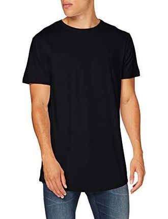 Build Your Brand Shaped Long Tee T-Shirt, Noir, 3XL Homme