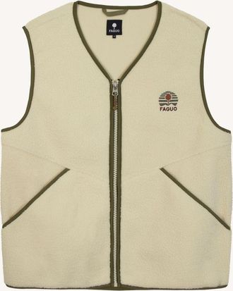 Faguo Veste sans manches écrue - TEILLAY