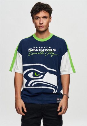 Recovered Clothing T-Shirt NFL Seahawks Seattle Cut and Sew Oversized f&uuml;r alle Seattle Seahawks-Fans