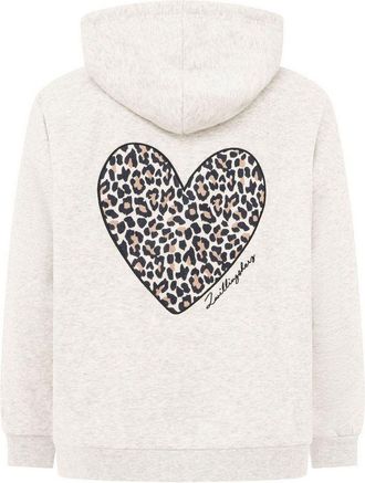 Zwillingsherz Kapuzensweatshirt Oversized Hoody Leo Herz