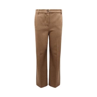 Max Mara Weite Hosen f&uuml;r Frauen - - Trousers - Damen - Beige - XL