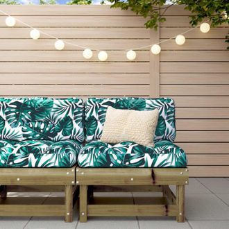 vidaXL Canap&eacute; central de jardin bois de pin impr&eacute;gn&eacute; Vidaxl