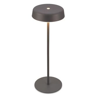 Briloner Lampe de table sans fil LED IP44 avec fonction tactile, dimmable, lumi&egrave;re blanche chaude, lampe de salon &agrave; poser, 13x36,5cm, anthracite