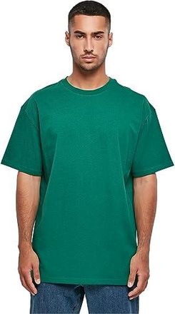 Build Your Brand T-Shirt pour Homme Heavy Oversize Tee Green 4XL, Vert, XXXXL