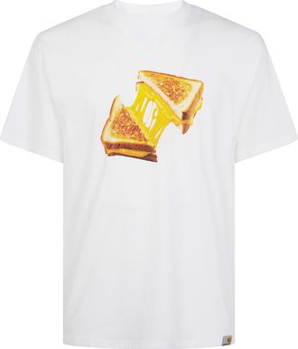 Carhartt Work in Progress Short Sleeves Cheese Toast T-Shirt Organic Cotton Single