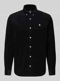 Carhartt Work in Progress Regular Fit Freizeithemd aus Cord mit Button-Down-Kragen
