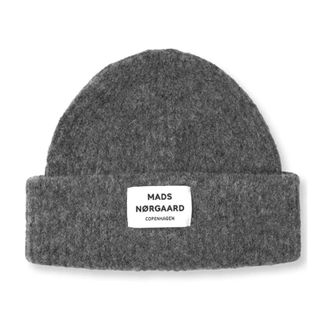 Mads Norgaard Beanie - - Accessories - Damen - Grau - ONE SIZE