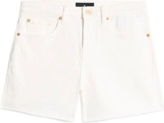 7 For All Mankind Damen, Shorts, Wei&szlig;, W25Gr&ouml;&szlig;e