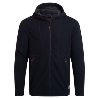 Craghoppers Compresslite Fleecejacke f&uuml;r Herren, mit Kapuze (Schwarz)