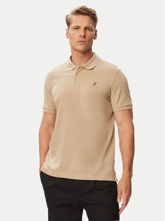 Beverly Hills Polo Club Poloshirt P-SS26M-P42560 Beige Regular Fit