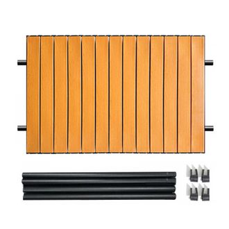 Generico Strandtisch, Campingtisch, zusammenklappbarer Campingtisch, schweres Werkzeug, 74,6 x 55,9 cm, Rucksack-Werkzeug, Outdoor-Picknickzubeh&ouml;r f&uuml;r Bartpick