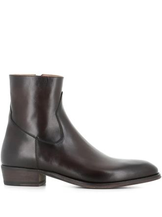 Alberto bottes en cuir - Marron
