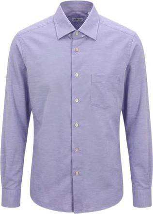 Kiton Chemise Nerano - Homme - Chemises - Violet - Taille: 3XL