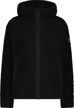 F.lli Campagnolo Teddy-Fleece-Jacke Damen Nero - D46