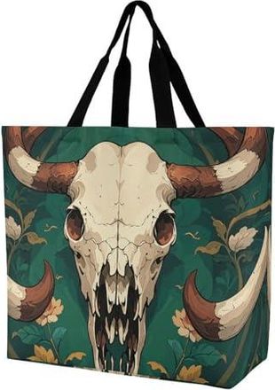 Generic Cr&acirc;ne De Taureau Sac Fourre-Tout L&eacute;ger Sacs De Courses Grand Sac A Main Femmes Pour Travail Shopping Quotidienne