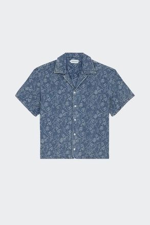 Honor The Gift Chemise droite en jean jacquard - Taille XL