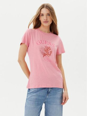 Guess T-Shirt E5GI03 K8G01 Rosa Regular Fit