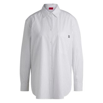 HUGO BOSS Damen, Blusen & Hemden, Weiß, SGröße