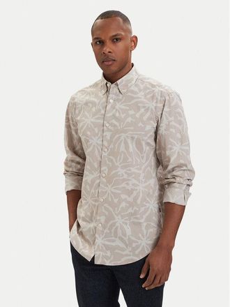 HUGO BOSS Hemd Ricoplus 50561608 Grau Regular Fit