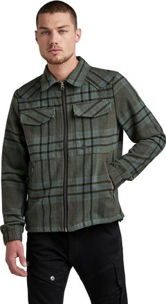 G-Star RAW Herren Check Overshirt Jacke