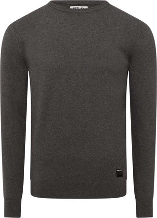 Replay Pullover f&uuml;r Herren, Rundhalsausschnitt, Baumwollmischung (Grau)