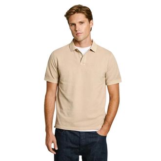 Pepe Jeans London Homme, Tops, Beige, Taille: 2XL New Oliver Polo