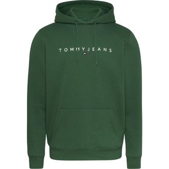 Tommy Jeans Gr&uuml;ner Pullover Print Slip On - - Sweatshirts & Hoodies - Herren - Gr&uuml;n - S