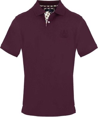 Aquascutum Poloshirt f&uuml;r Herren, Baumwolle (Rot)