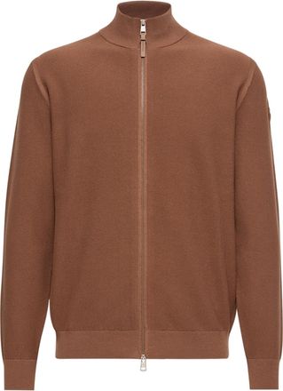 Moncler Moncler Cotton Zip-up Cardigan, Men, Brown, Size: 3xl