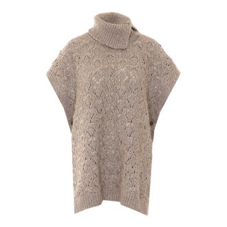 Fabiana Filippi Capes - Femme - Vestes - Beige - Taille: ONE Size