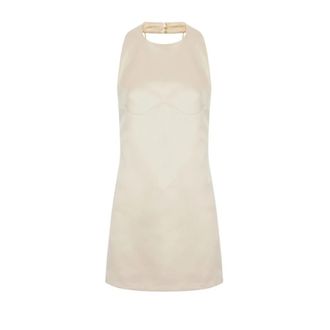Elisabetta Franchi Duchesse Mini Kleid - - Dresses - Damen - Gelb - S