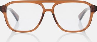 Bottega Veneta Lunettes aviateur Triangle Stud
