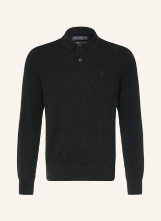 Marc O'Polo Marc Opolo Strick-Poloshirt schwarz