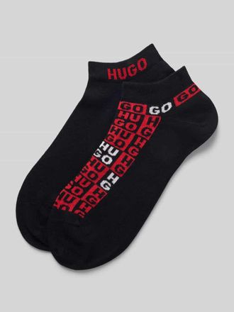 HUGO BOSS Sneakersocken mit Logo-Detail im 2er-Pack
