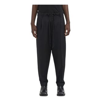 Andrea Ya'aqov Pantalon droit &agrave; panneaux - Homme - Pantalons - Noir - Taille: S