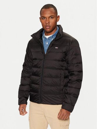 Tommy Jeans Daunenjacke DM0DM20658 Schwarz Regular Fit